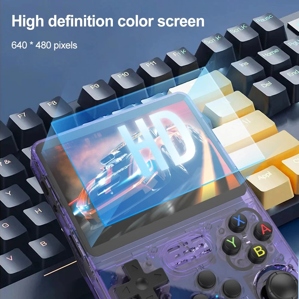 R36S Handheld Game Console 3.5 Inch IPS Screen Retro Game Console Linux ...